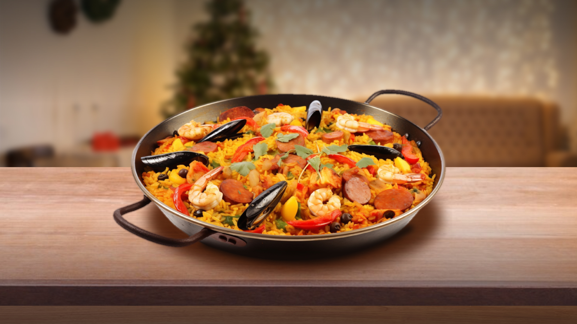Paella Navideña fácil - Rico Arroz